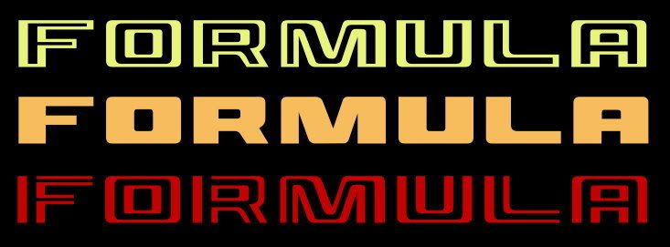 Formula Font DONE 