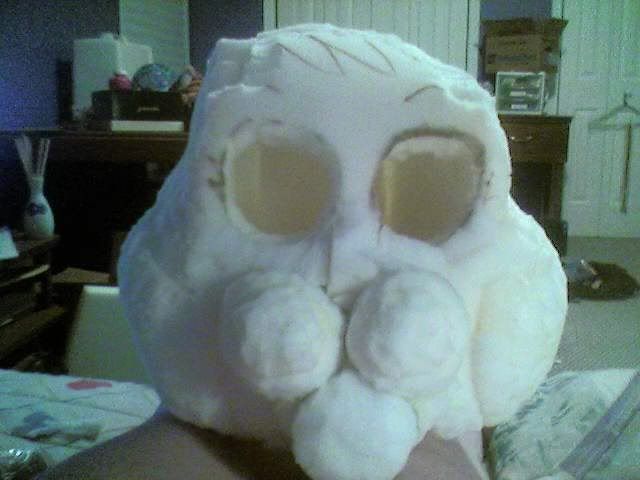 Hello again! More done on my fursuit noggin! ::The last time you ...