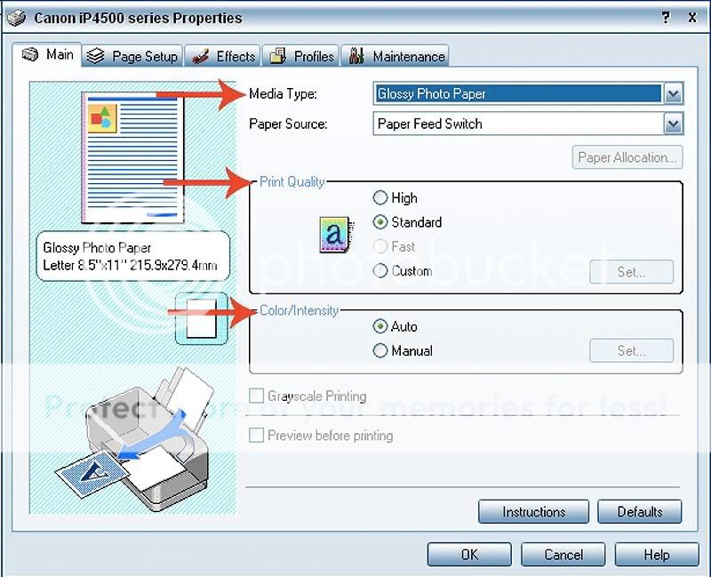 Robin Kaye: Printing with the Canon PIXMA iP4500
