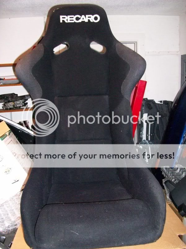Recaro SPG Racing seat with Recaro Side mounts