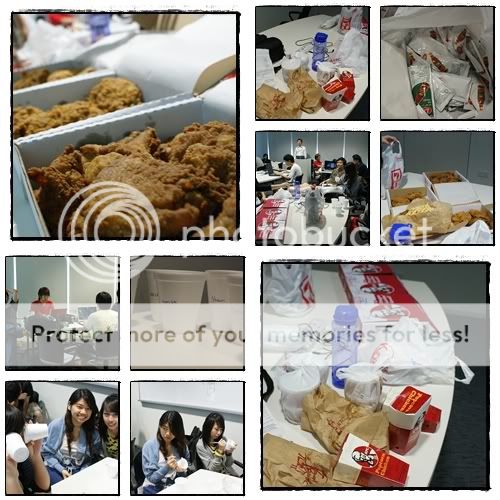 KFC in class! | Kennethkho's Weblog