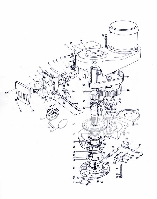 Bridgeport 2J High/Low Gear Shifting