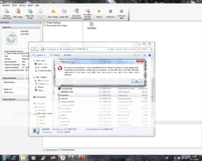 Error trying to start bfme2 - GameReplays.org