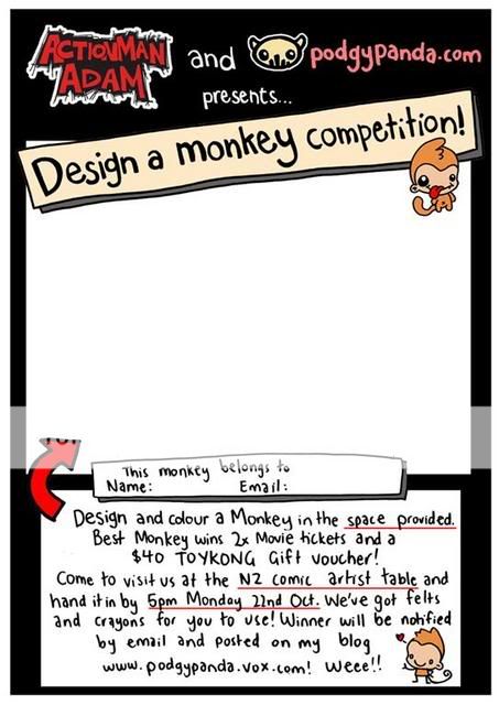 Design a Monkey Competition for Armageddon 07! by podgypanda on DeviantArt