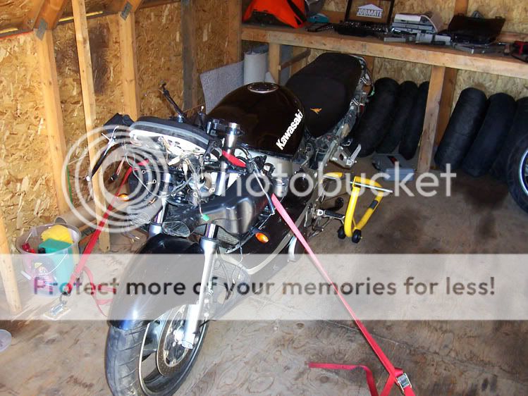 Endo's 1994 Kawasaki Ninja ZX6E : Project Darkside | Custom Fighters ...