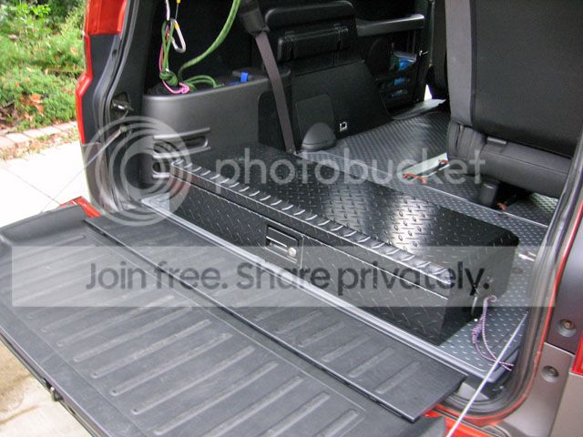 Diamond plate storage box pics | Honda Element Owners Club