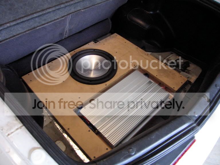 Pics - completed spare tire sub box | Team Integra Forums